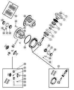 Chrysler 8 IFS Differential Parts | West Coast Differentials